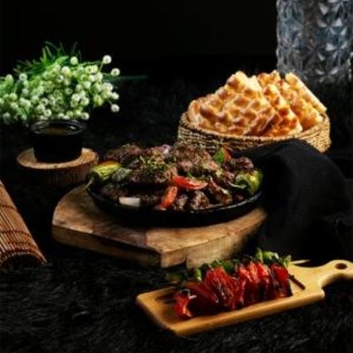 Mutton Sizzling Kabab With Sauteed Vegetables | Kababjees