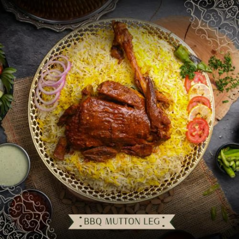 BBQ Mutton Leg | Mandi House