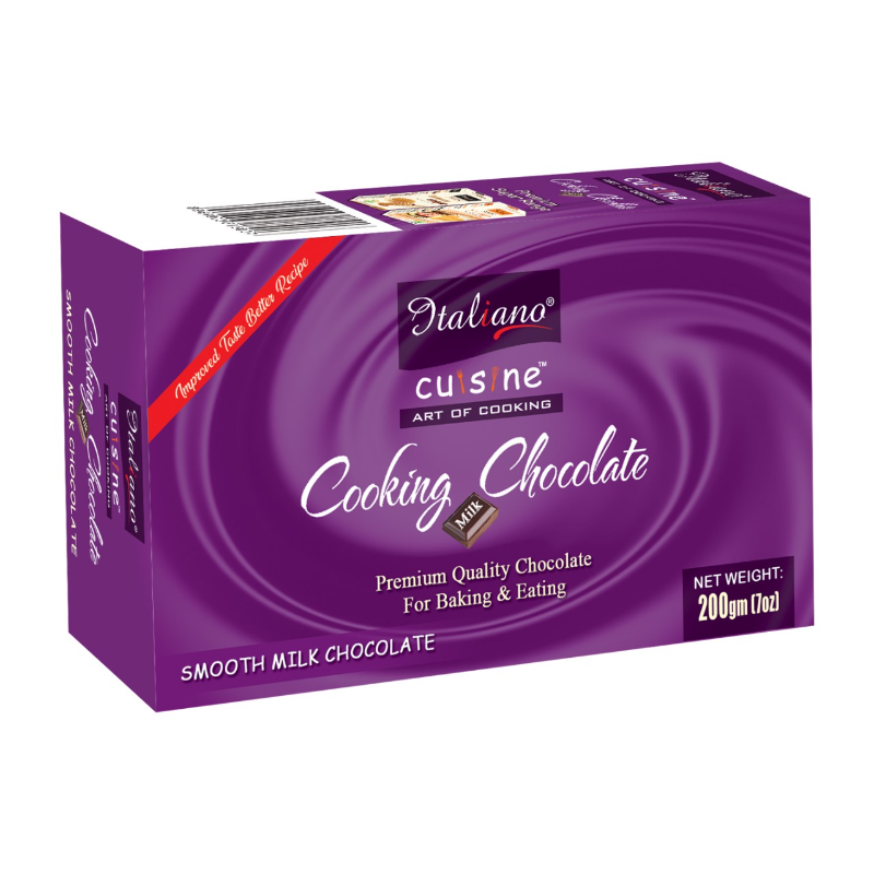 Italiano Cooking Chocolate Milk 200gm | Italiano Spices