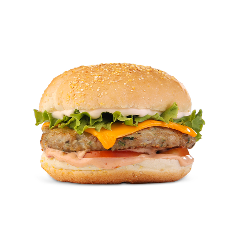 Order Chicken Cheese Burger Online | Burger Just for You