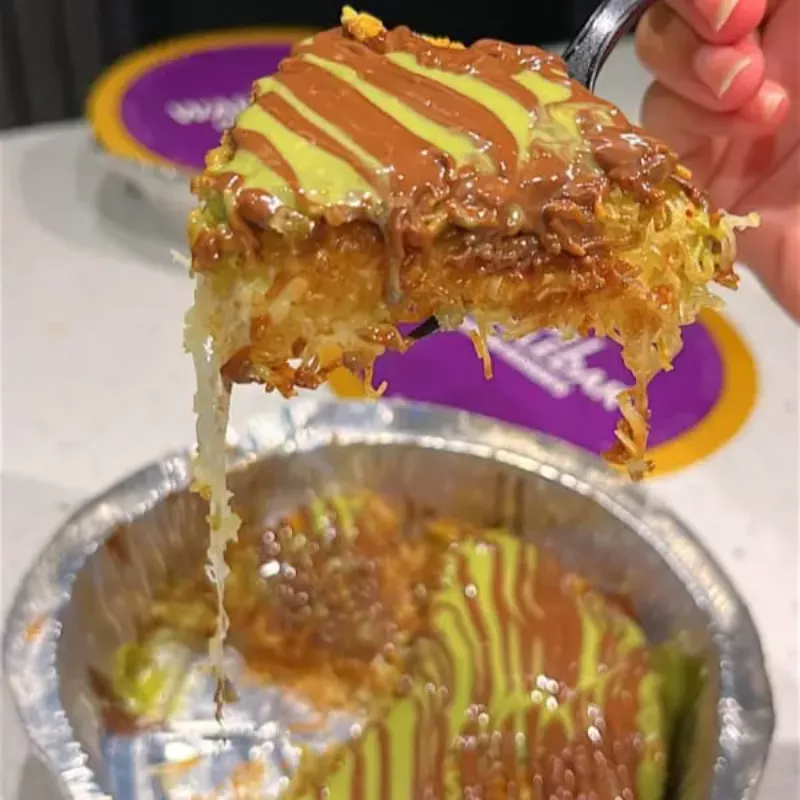 Kunafa With Dubai Viral Chocolate Pistachio Spread | The Waffle Bar