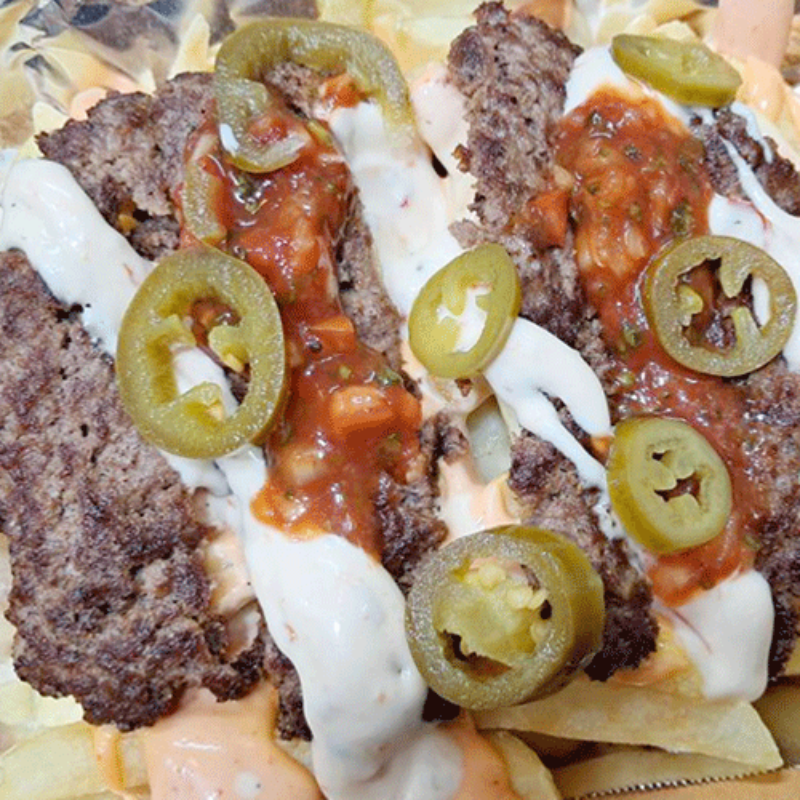 Smashed Beef Loaded Fries | Hankers