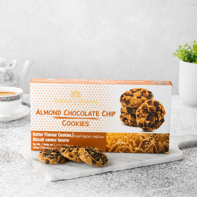 Order Almond Chocolate Chip Cookies Gift Pack (200 GM) Online | Rehmat ...