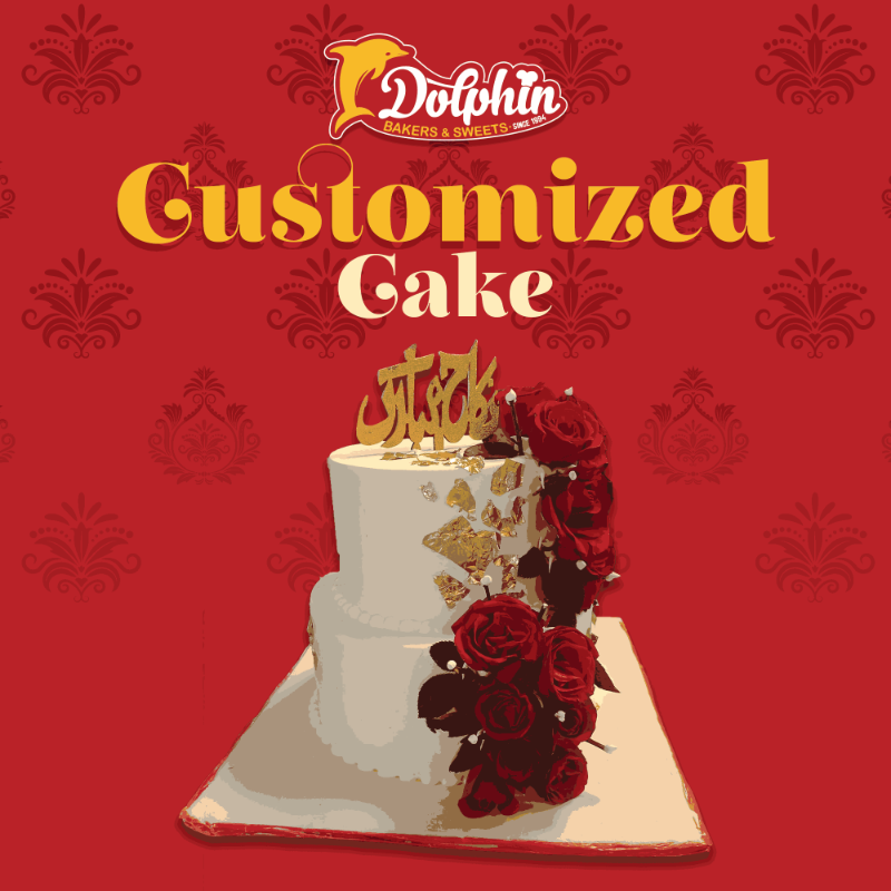 Nikkah Mubarak Cake | Dolphin Bakers and Sweets