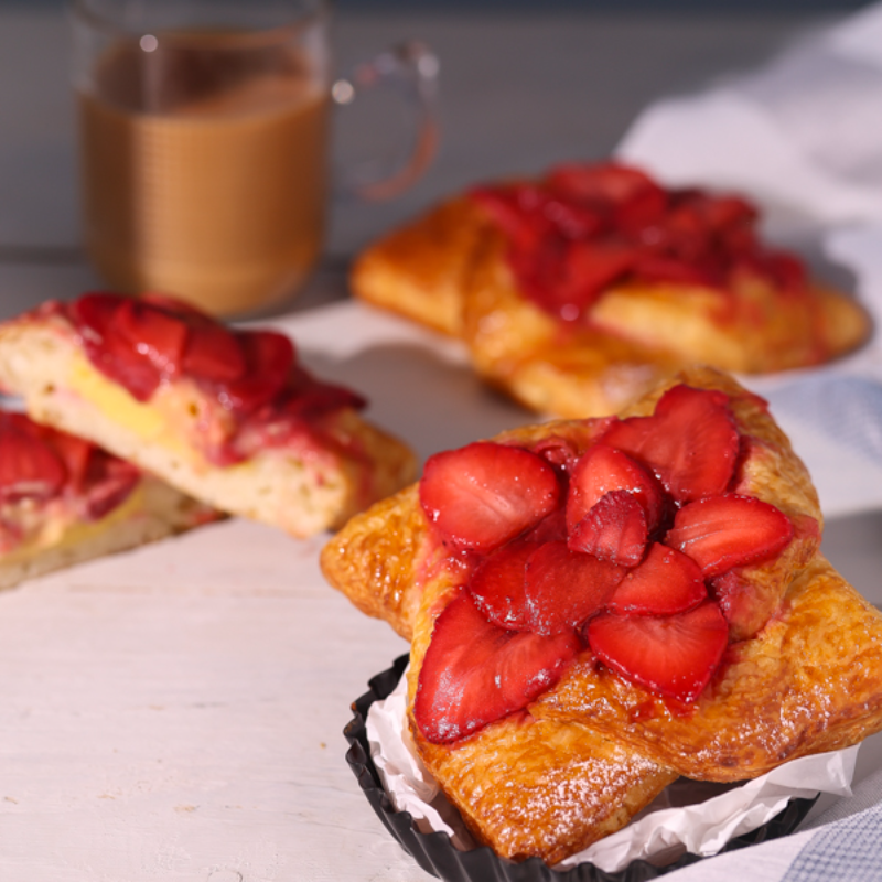 Strawberry Danish | Morning Fresh Bakers