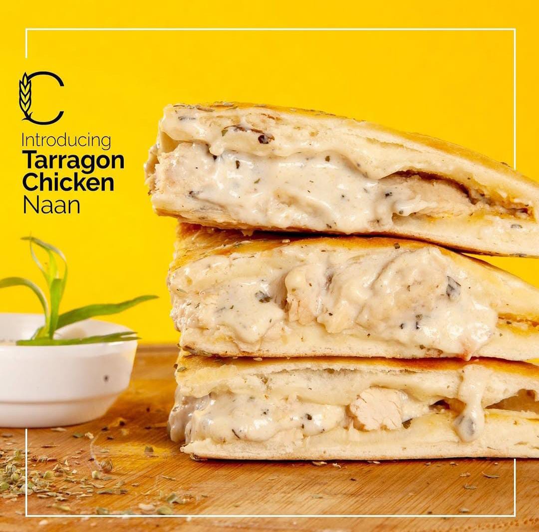 Tarragon Chicken naan | Cloud Naan