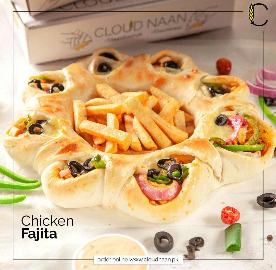 Chicken Fajita Naan | Cloud Naan