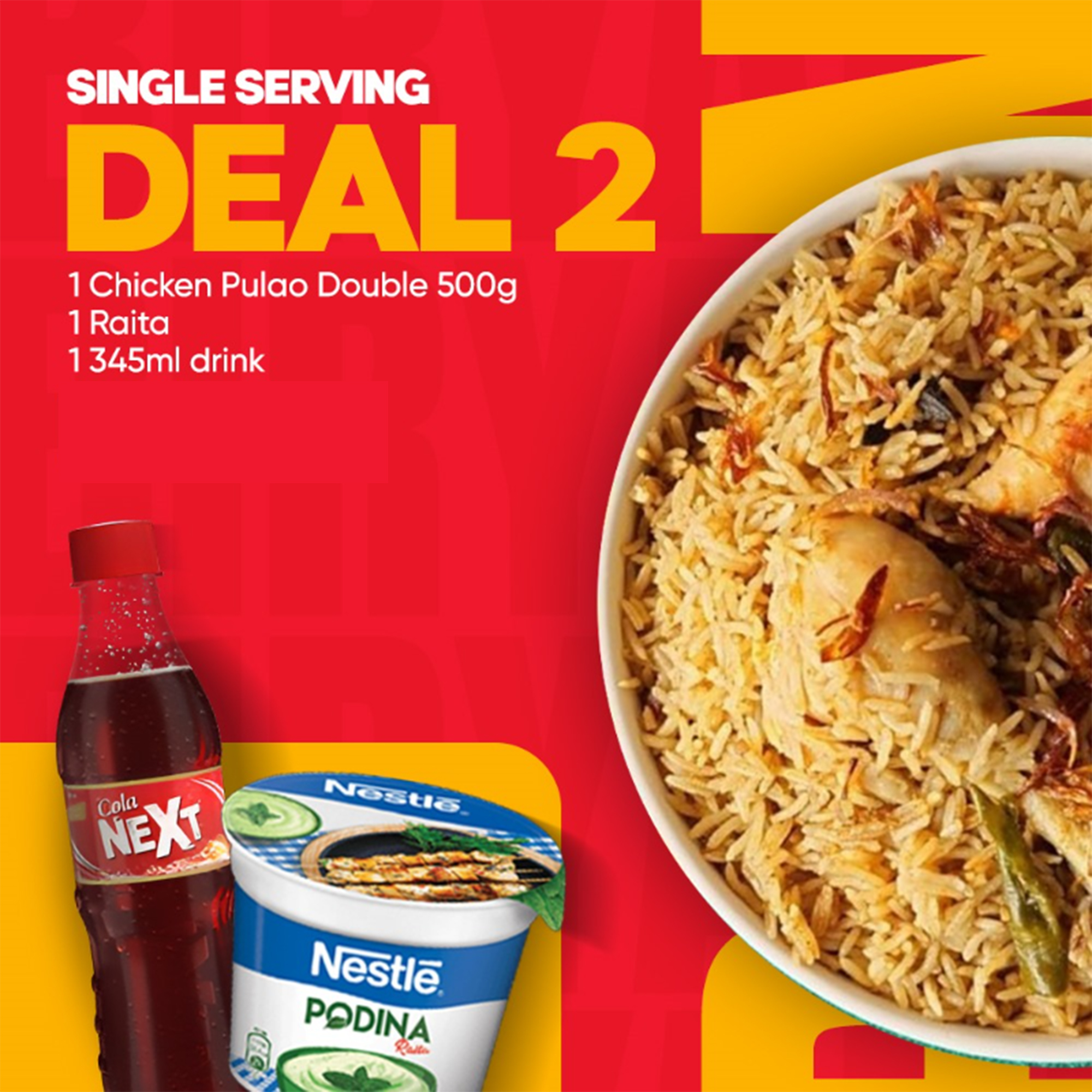 Single Serving Deal 2 | Al Syed Biryani & Pakwan Center