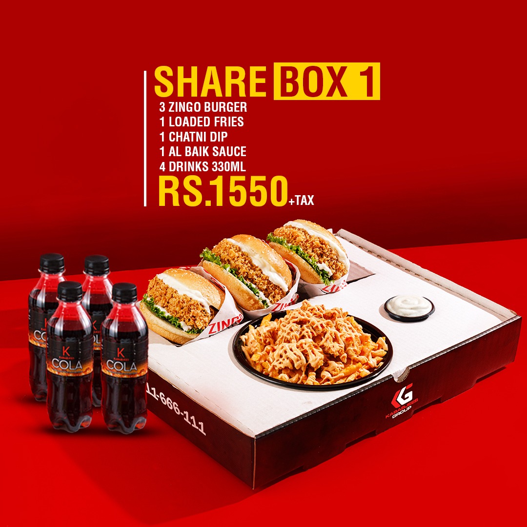 Express Share Box 1 | Kababjees Express
